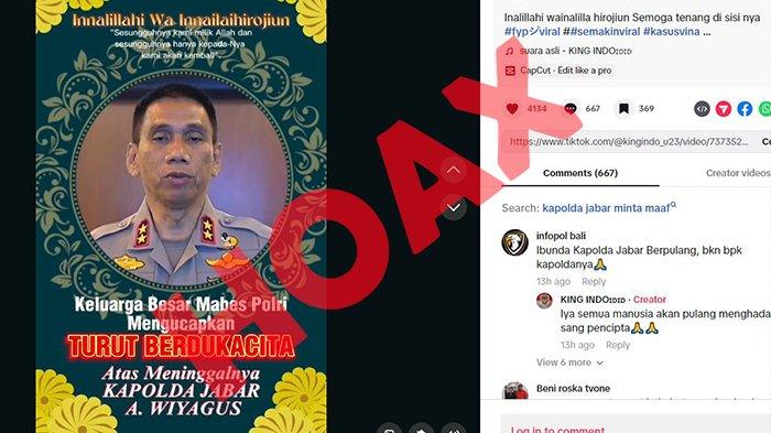 CEK FAKTA : Kabar Kapolda Jabar Akhmad Wiyagus Meninggal Dunia Dipastikan Hoaks ...