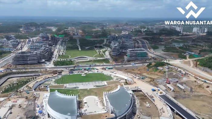 Penampakan Lapangan Upacara HUT RI ke 79 2024 di IKN , Persis di Depan Istana Negara yang Megah ...