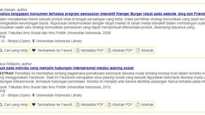 5 Ide Judul Skripsi Jurusan Ilmu Komunikasi Lengkap Abstrak Penelitian S1 Ilkom ...