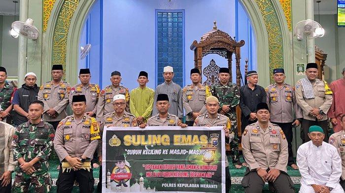 Kolaborasi Cooling System, Polres Kepulauan Meranti Gandeng Jemaah Masjid - Tribunpekanbaru.com