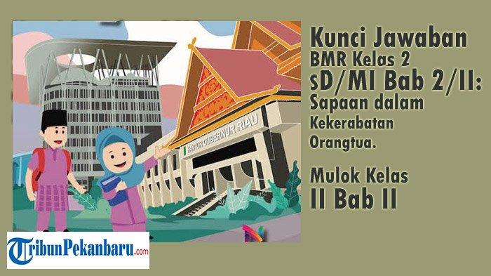 Kunci Jawaban BMR Kelas 2 SD/MI Bab 2/II: Sapaan dalam Kekerabatan Orangtua. Mulok Kelas II Bab ...