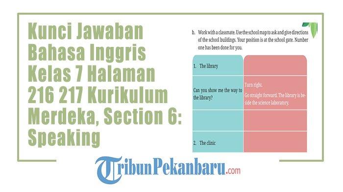 Kunci Jawaban Bahasa Inggris Kelas 7 Halaman 216 217 Kurikulum Merdeka, Section 6: Speaking ...