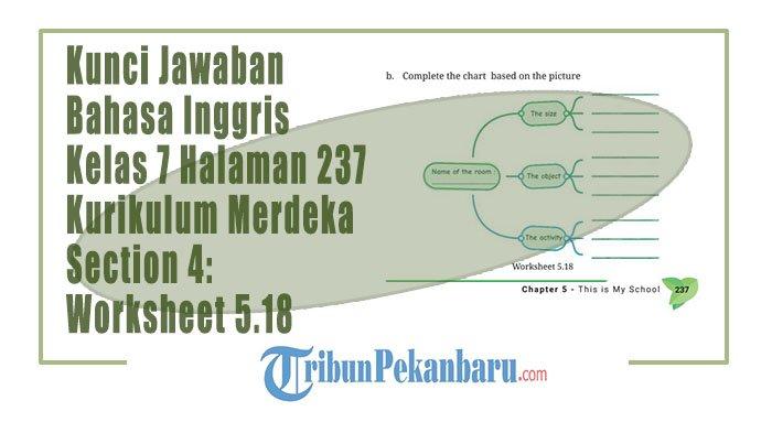 Kunci Jawaban Bahasa Inggris Kelas 7 Halaman 237 Kurikulum Merdeka Section 4: Worksheet 5.18 ...