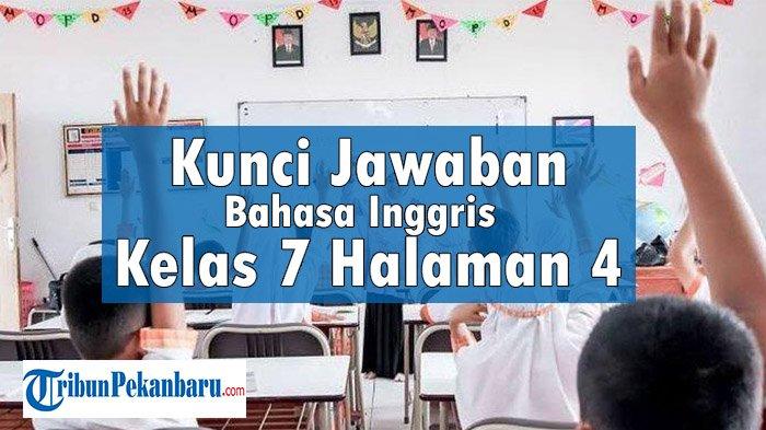 Kunci Jawaban Bahasa Inggris Kelas 7 Halaman 4 Kurikulum Merdeka ...