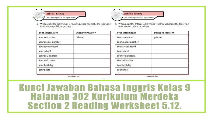 Kunci Jawaban Bahasa Inggris Kelas 9 Halaman 302 Kurikulum Merdeka ...