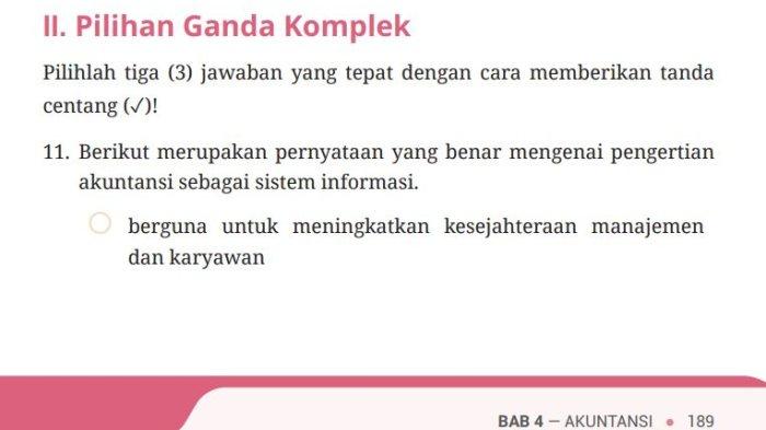 Kunci Jawaban Ekonomi Kelas 12 Halaman 189 Pilihan Ganda Komplek Asesmen Bab 4 Kurikulum Merdeka ...