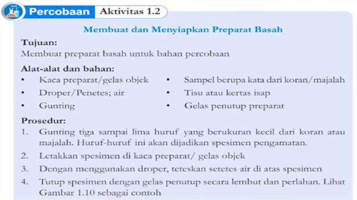 Kunci Jawaban IPA Halaman 8-9 Kelas 8 Percobaan Aktivitas 1.2 Membuat ...