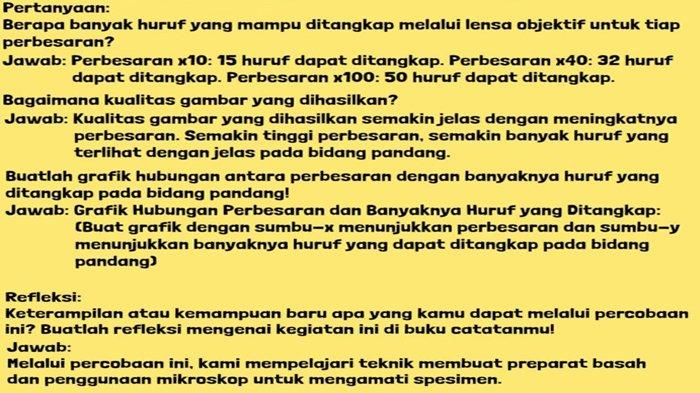 Kunci Jawaban IPA Halaman 8-9 Kelas 8 Percobaan Aktivitas 1.2 Membuat ...