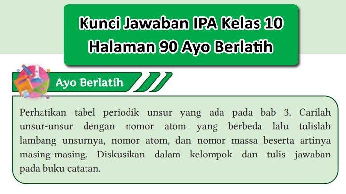 Kunci Jawaban IPA Kelas 10 Halaman 90 Kurikulum Merdeka Perhatikan ...