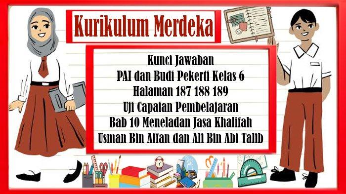 Kunci Jawaban PAI dan Budi Pekerti Kelas 6 Halaman 187 188 189 Uji Capaian Pembelajaran Bab 10 ...