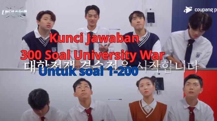 Kunci Jawaban Soal 300 University War untuk Soal 1-200 yang Sedang ...