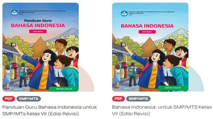 LINK Resmi PDF Buku Paket Bahasa Indonesia SMP dan MTs Kelas VII Kurikulum Merdeka Guru dan ...