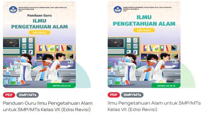 LINK Resmi PDF Buku Paket IPA SMP dan MTs Kelas VII Kurikulum Merdeka Edisi Revisi Guru dan ...
