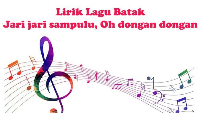Arti Lirik Lagu Batak Erdeng ni Erdeng: Jari jari sampulu, Oh dongan dongan - Tribunpekanbaru.com