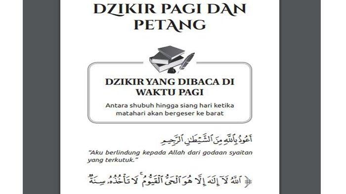 Link PDF Buku Zikir Pagi Petang Dapatkan Keutamaan Mengamalkan Zdikir Pagi Petang ...