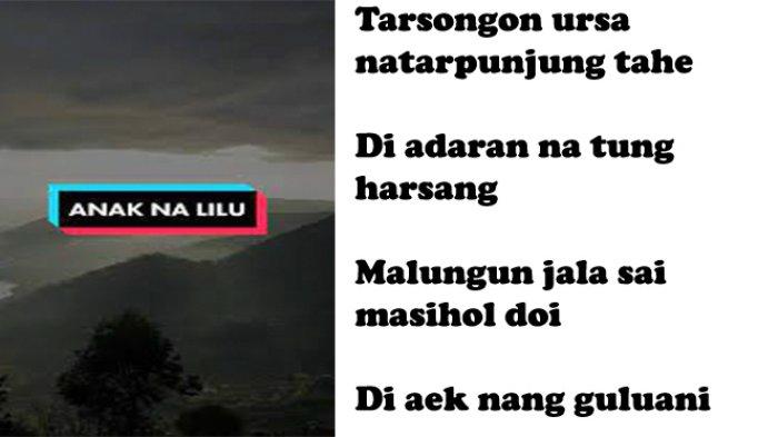 Chord Gitar dan Lirik Lagu Batak Viral Tiktok Anak Na Lilu by Dompak Sinaga - Tribunpekanbaru.com