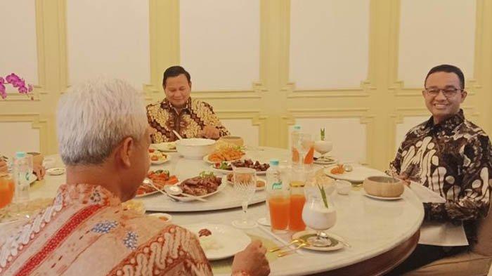 Isi Obrolan Jokowi Bertemu 3 Bacapres Prabowo Subianto, Ganjar Pranowo dan Anies Baswedan ...