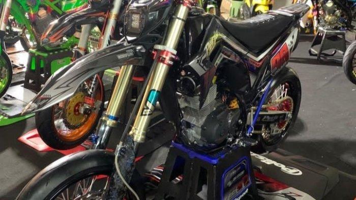 Modifikasi Motor Trail, Pakai Velg Supermoto Tampilan Jadi Lebih Padat ...