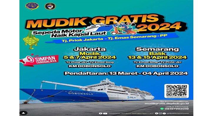 Mudik Gratis Lebaran 2024 Kapan Dibuka Lihat Cara Daftar Mudik Gratis Kemenhub - Tribunpekanbaru.com