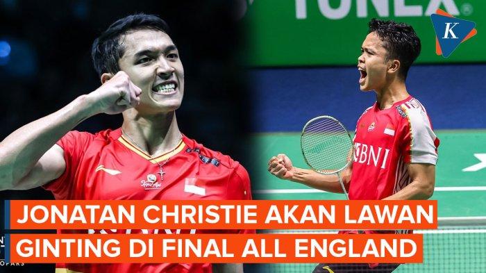 JADWAL LIVE Nonton Final All England 2024 Anthony Ginting vs Jonathan Christie Malam ini ...