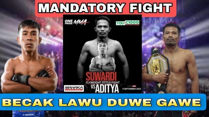 NONTON One Pride MMA 72 Suwardi VS Aditya Ginting: Perebutan Gelar Flyweight - Tribunpekanbaru.com