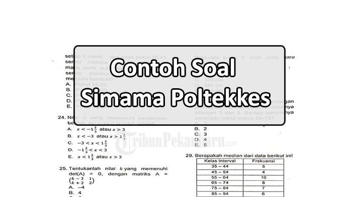 Contoh Soal SIMAMA Poltekkes 2025 dan Pembahasan, Soal Tes Literasi ...