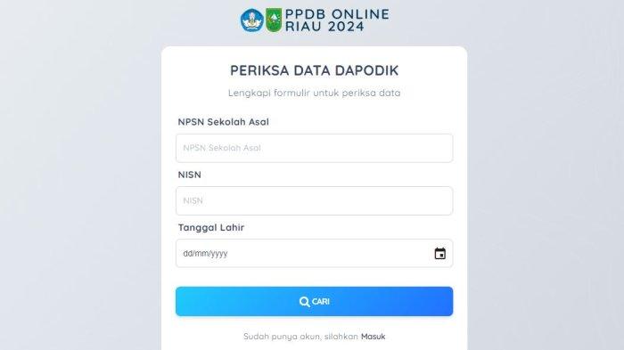 PPDB Riau 2024 Dimulai, Cek Zonasi SMA 1, SMA 8, SMA 4, SMA 5 hingga SMA 12 Pekanbaru ...