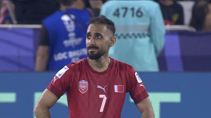 Tendangan Menyusur Tanah Penyerang Bahrain Ali Madan yang bikin Fans ...