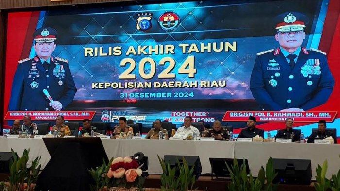 Rilis Akhir Tahun 2024 Polda Riau, KPU dan Bawaslu Klaim Pilkada Serentak di Riau Berjalan ...