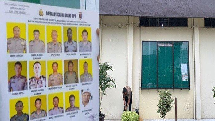 TAK ADA Lagi Poster DPO 15 Polisi Bermasalah di Polrestabes Medan ...