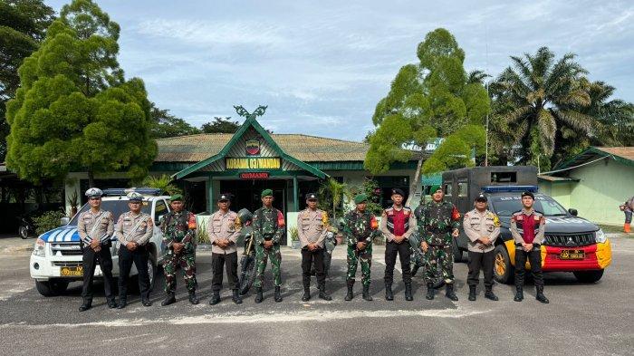 Polisi Bersama TNI di Bengkalis Riau Tingkatkan Patroli di Titik Rawan Jelang Pelaksanaan ...