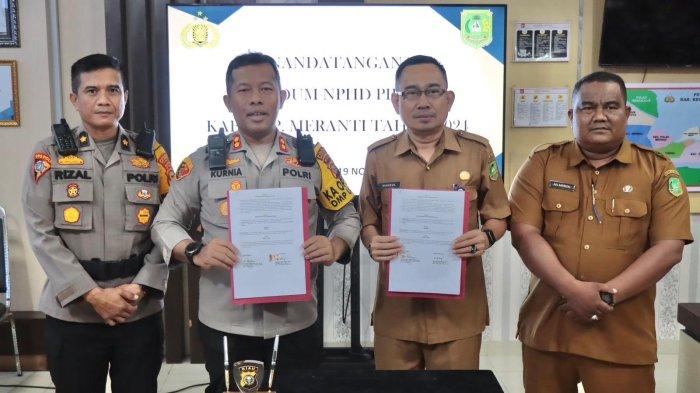 Polres Kepulauan Meranti Riau Bersama Pemkab Adendum NPHD Pengamanan ...