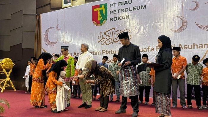 Riau Petroleum Rokan Santuni Anak Yatim dan Dhuafa di Bulan Ramadan ...