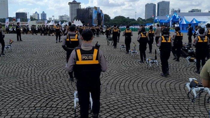 Harganya Rp 3 Miliar, Ternyata Inilah Kemampuan Robot-robot Polri yang Diperagakan ke Prabowo ...