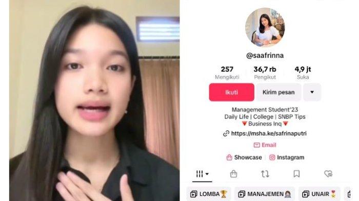 Safrina Putri Indira Viral, Mahasiswi UNAIR Jadi Sorotan Gegara ...