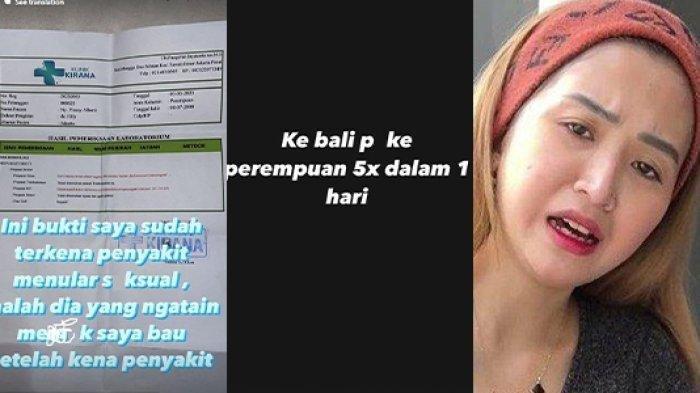 Selebgram Venny Alberti Ngaku Kena Penyakit Kelamin, Sebut Suami Main 5 Wanita Sehari ...