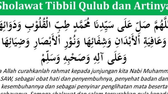 Teks Sholawat Syifa Untuk Orang Sakit atau Sholawat Tibbil Qulub dan Artinya - Tribunpekanbaru.com