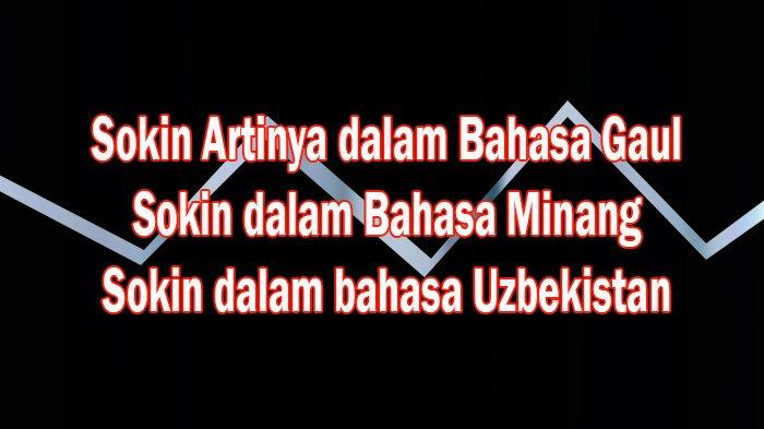 Sokin Artinya dalam Bahasa Gaul dan Arti Kata Sokin Apa? Berikut ...