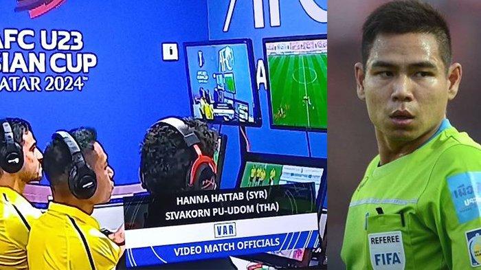GAWAT ! Sivakorn Pu-udom asal Thailand Kembali Dipercaya Pegang VAR Laga Indonesia U23 vs Iraq ...