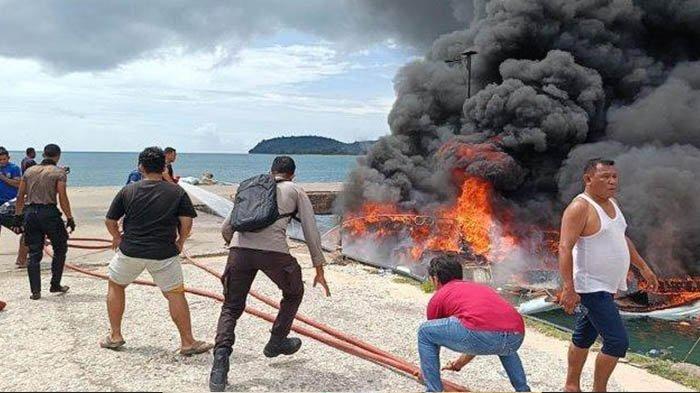 Detik-detik Speed Boat Meledak di Pulau Taliabu Maluku, Cagub Benny ...