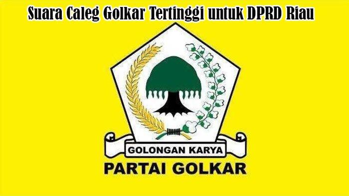 Rekap Hitungan KPU, Suara Caleg Golkar Tertinggi untuk DPRD Riau Dapil ...