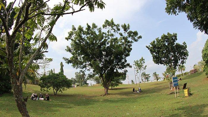 Makin Viral, Taman Bundaran PHR Rumbai Pekanbaru Mulai Ramai Pedagang ...