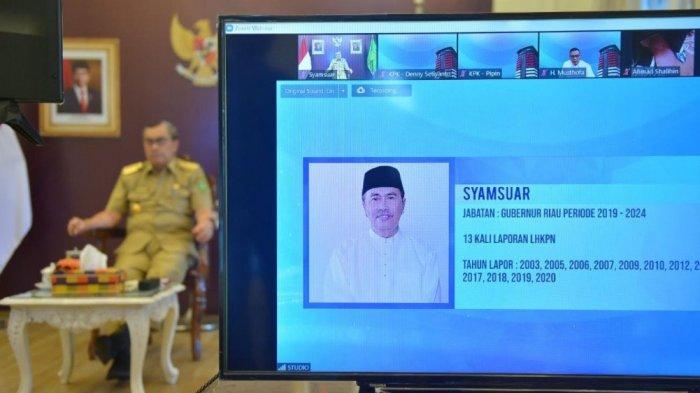 Syamsuar Gubernur Satu-satunya di Indonesia Terima Penghargaan LHKPN ...