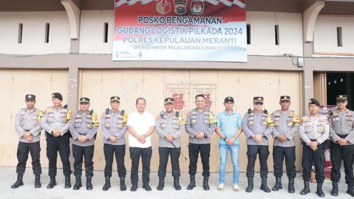 Tim Supervisi Polda Riau dan Kapolres Kepulauan Meranti Cek Kantor KPU ...
