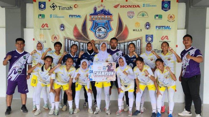 Tim Futsal Putri Riau, Karmila Sari Futsal, Juara Liga Nusantara Zona ...