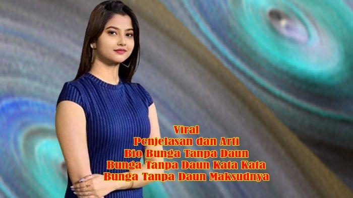 Viral Bio Bunga Tanpa Daun, Ini Penjelasan Bunga Tanpa Daun Kata Kata ...