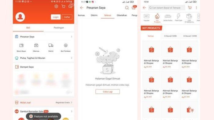 Shopee Error, Log Out Sendiri, Tak Bisa Login hingga Check Out, Ini ...
