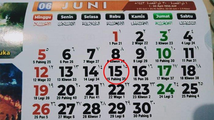 Ada Apa di Tanggal 15 Juni 2022? Tanggal 15 Juni Tanggal Merah Atau Ada ...