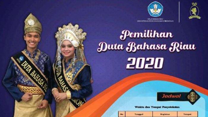 AYO DAFTAR Duta Bahasa Riau 2020 Now, Ini Tahapan dan Waktu Pendaftaran ...