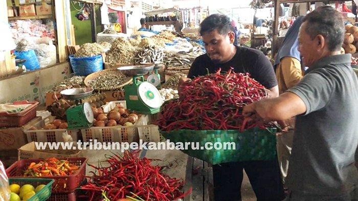 FOTO : Harga Cabai Merah di Pekanbaru Melonjak - Tribunpekanbaru.com
